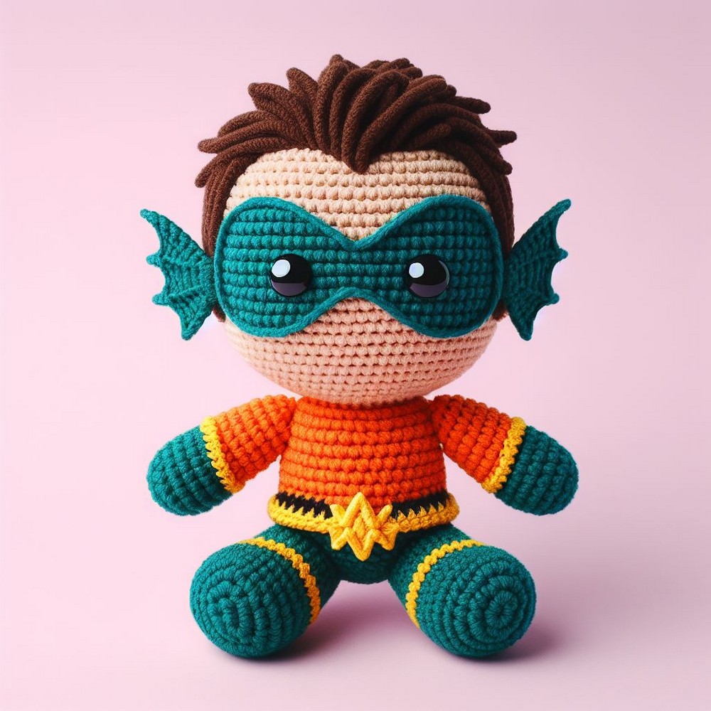 Aquaman Amigurumi Crochet Step By Step Pattern - Yours Patterns Aquaman Amigurumi Crochet Step By Step Pattern - Yours Patterns