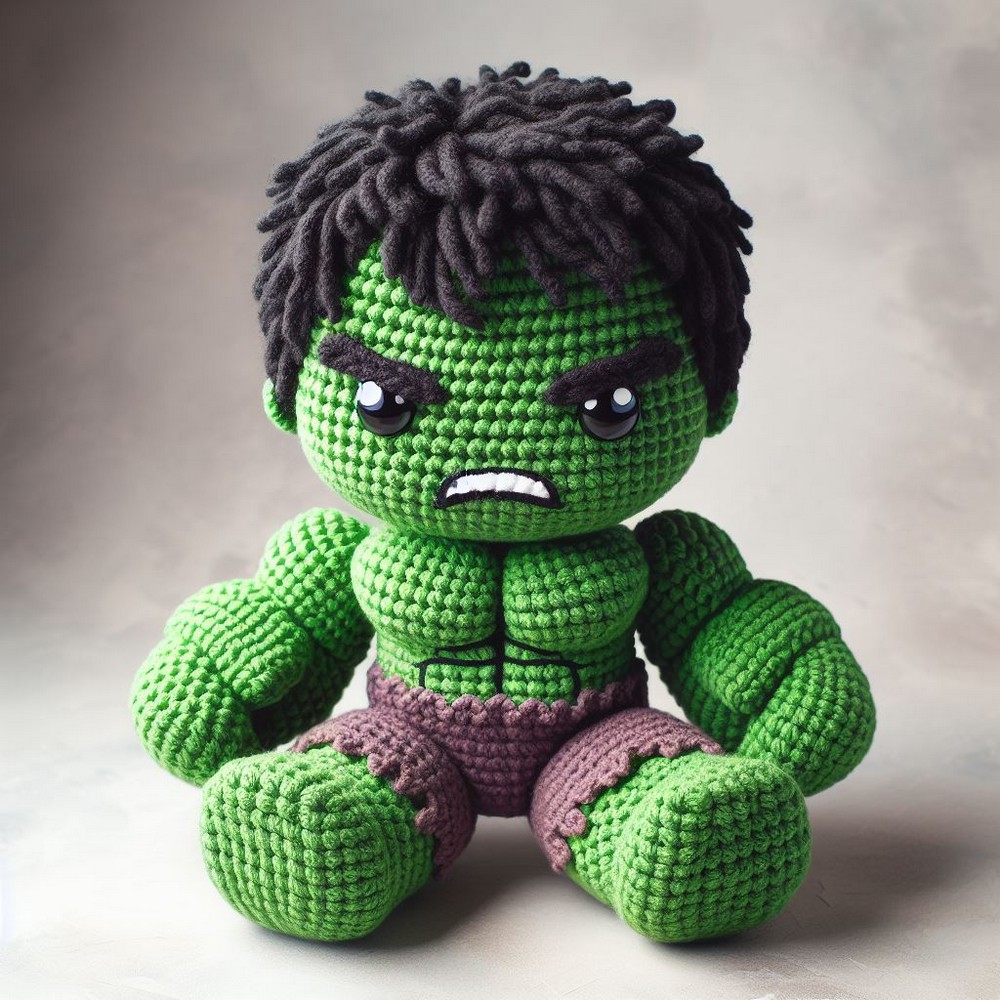 Hulk Amigurumi Crochet Step By Step Pattern - Yours Patterns Hulk Amigurumi Crochet Step By Step Pattern - Yours Patterns