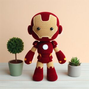 Iron Man Amigurumi Crochet Step By Step Pattern - Yours Patterns