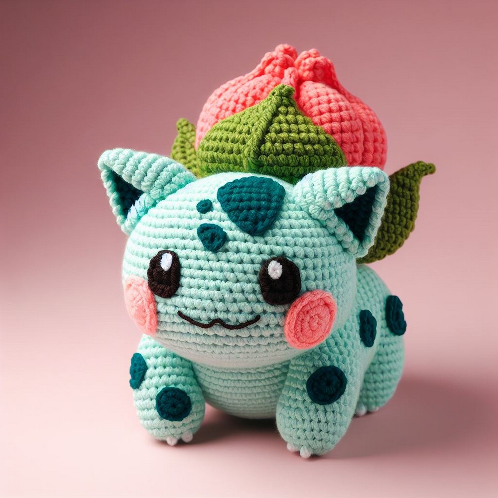 Pokemon Bulbasaur Crochet Amigurumi Idea - Yours Patterns