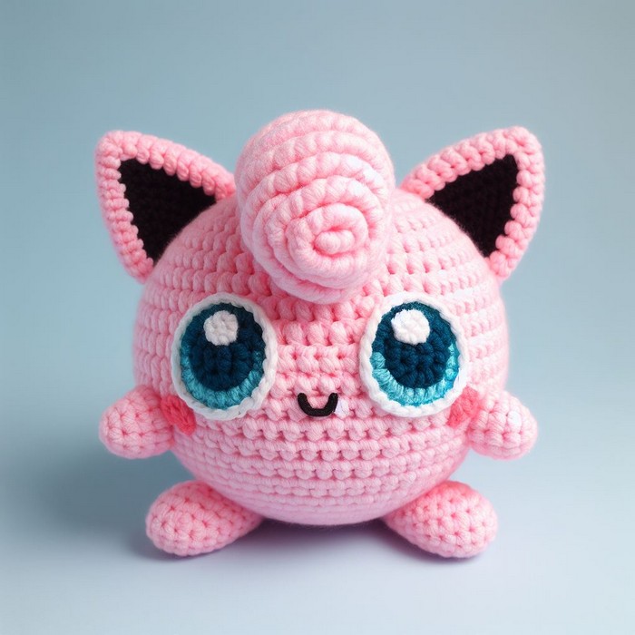 Crochet Pokemon Jigglypuff Amigurumi Idea - Yours Patterns