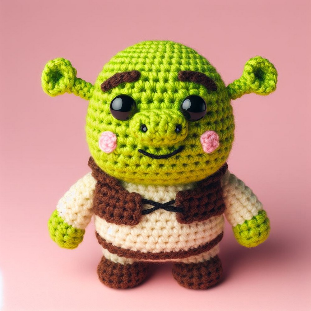 Crochet Shrek Amigurumi Idea - Yours Patterns