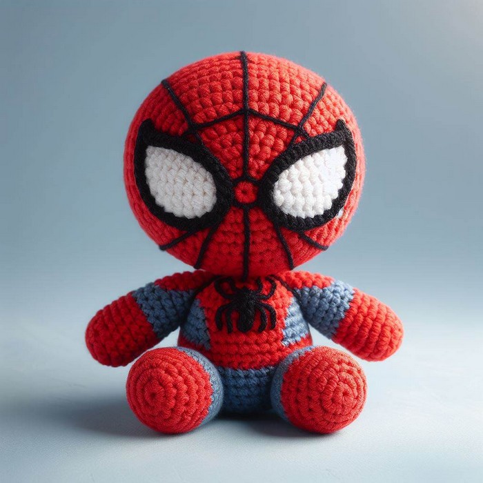 Spiderman Amigurumi Crochet Step By Step Pattern - Yours Patterns
