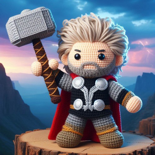 Thor Amigurumi Crochet Step By Step Pattern - Yours Patterns