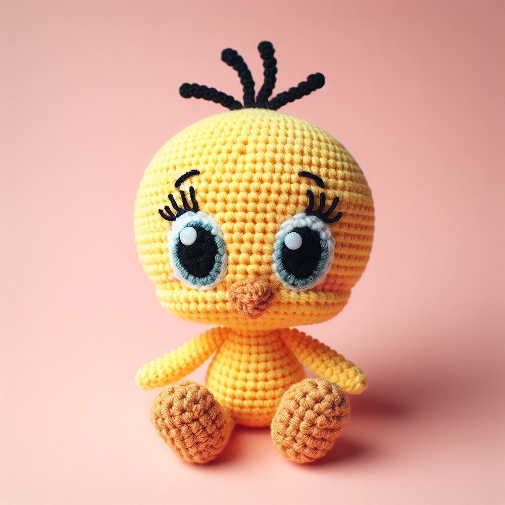 Crochet Tweety Bird Amigurumi Idea - Yours Patterns