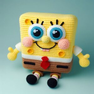 Spongebob Amigurumi Crochet Step By Step Pattern - Yours Patterns