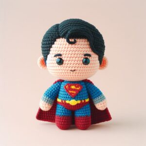 Superman Amigurumi Crochet Step By Step Pattern - Yours Patterns