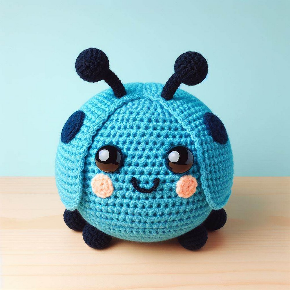 Crochet Bubbly Beetle Amigurumi Idea - Yours Patterns