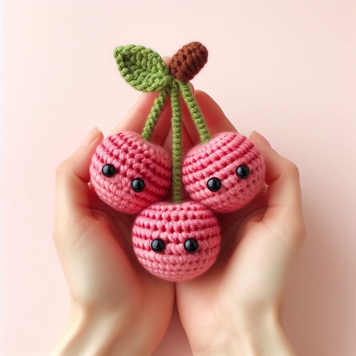 Crochet Cheery Cherry Amigurumi Idea - Yours Patterns