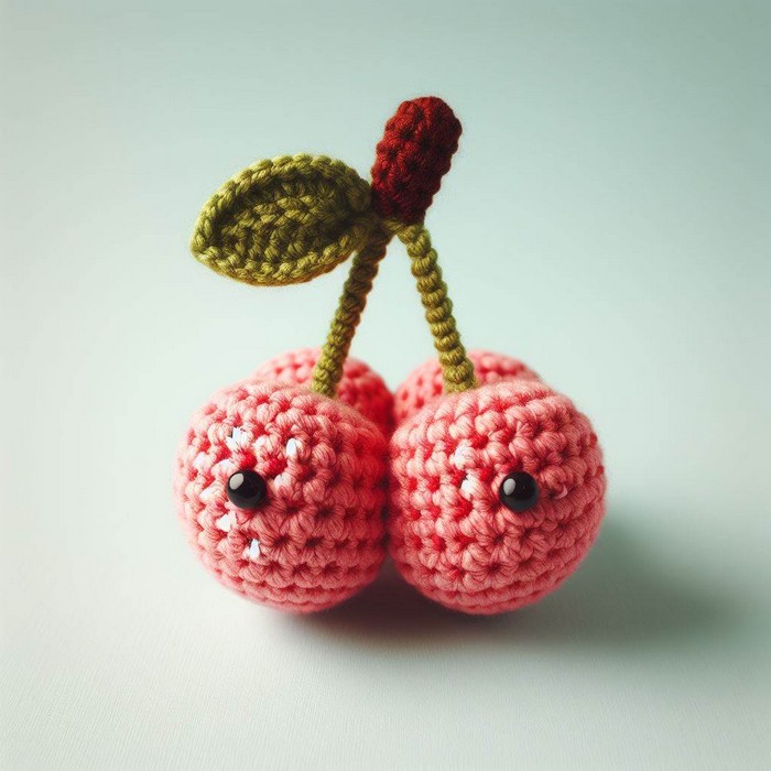 Crochet Cheery Cherry Amigurumi Idea - Yours Patterns