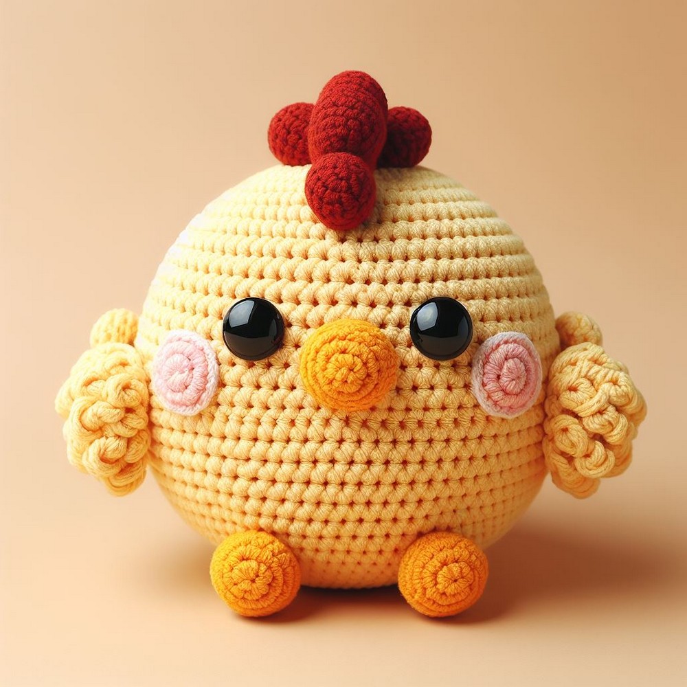 Crochet Chunky Chicken Amigurumi Idea - Yours Patterns