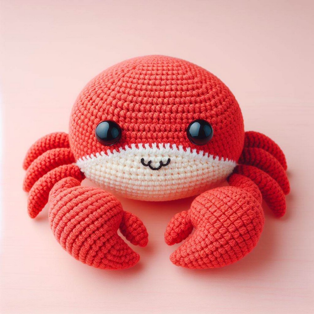 Crochet Cuddly Crab Amigurumi Idea - Yours Patterns