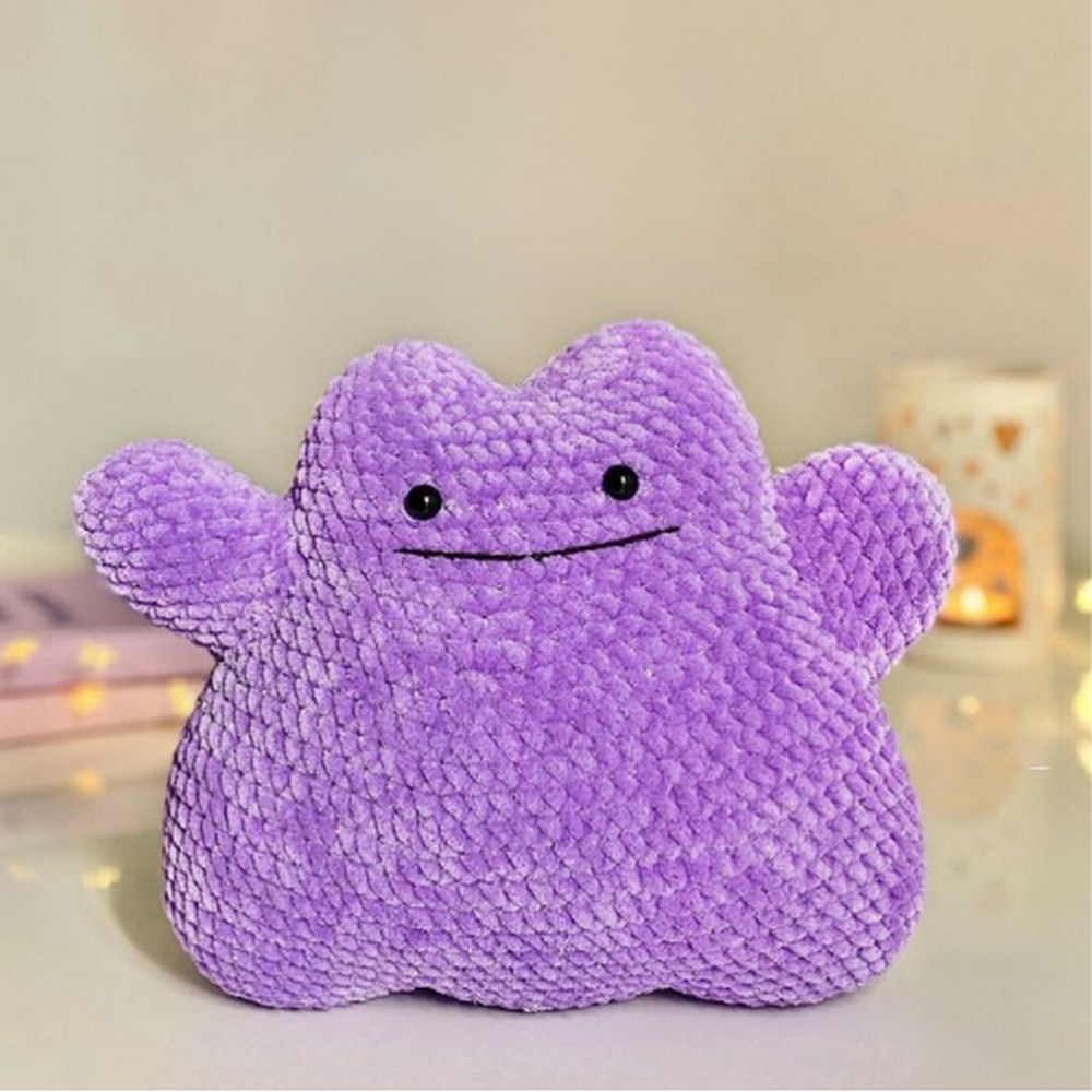 Crochet Ditto Amigurumi Pattern For Pokémon Fans - Yours Patterns