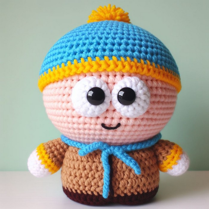 Crochet Eric Cartman Amigurumi Idea - Yours Patterns