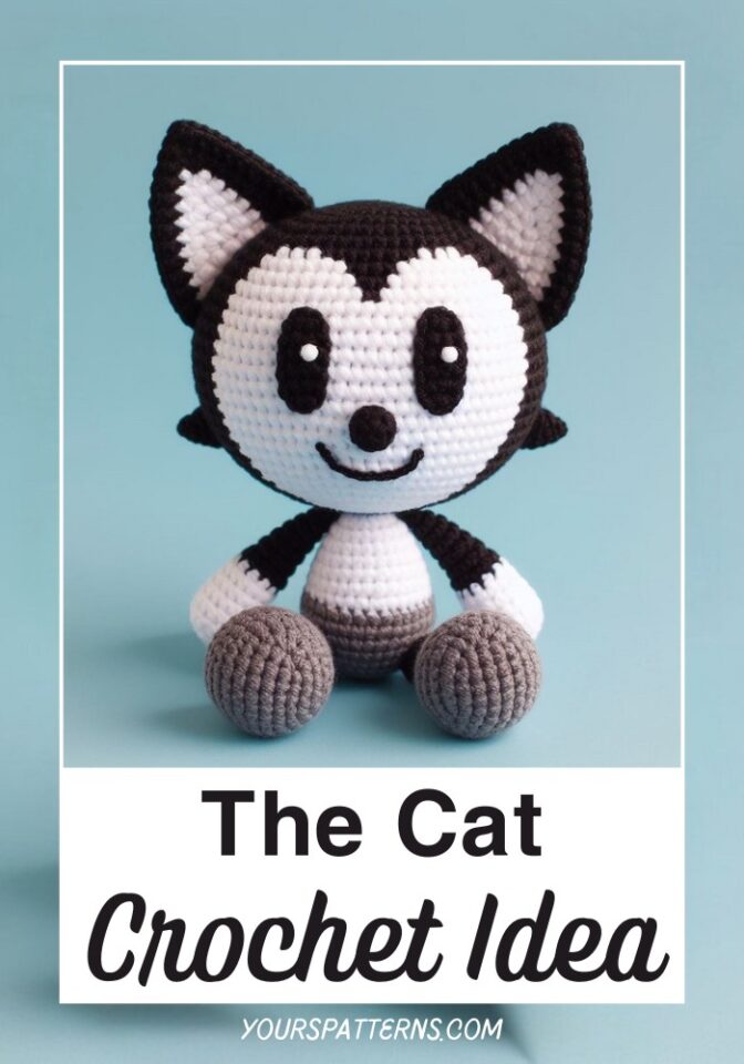 Crochet Felix the Cat - Yours Patterns