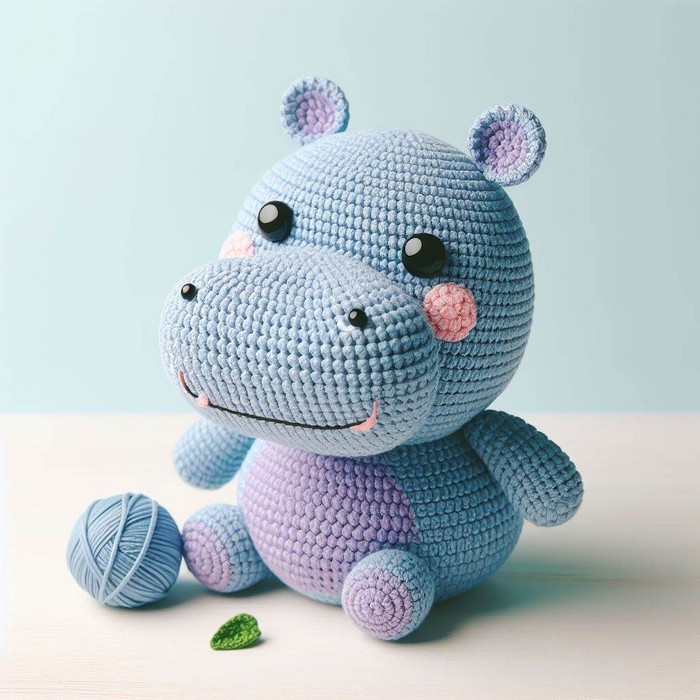 Crochet Happy Hippopotamus Idea - Yours Patterns