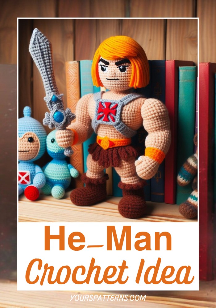 Crochet He-Man Amigurumi Idea - Yours Patterns
