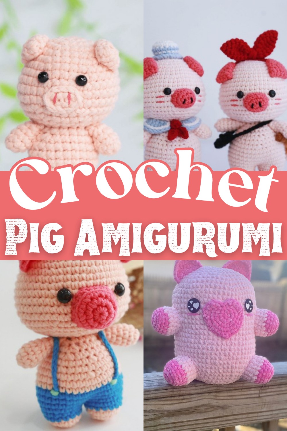 Crochet Pig Patterns For Kids - Yours Patterns