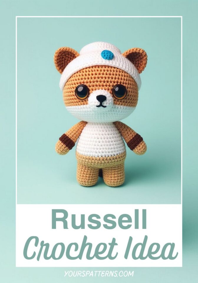Crochet Russell Amigurumi Idea - Yours Patterns