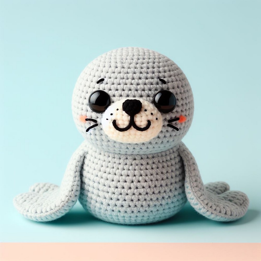 Crochet Silly Seal Amigurumi Idea - Yours Patterns