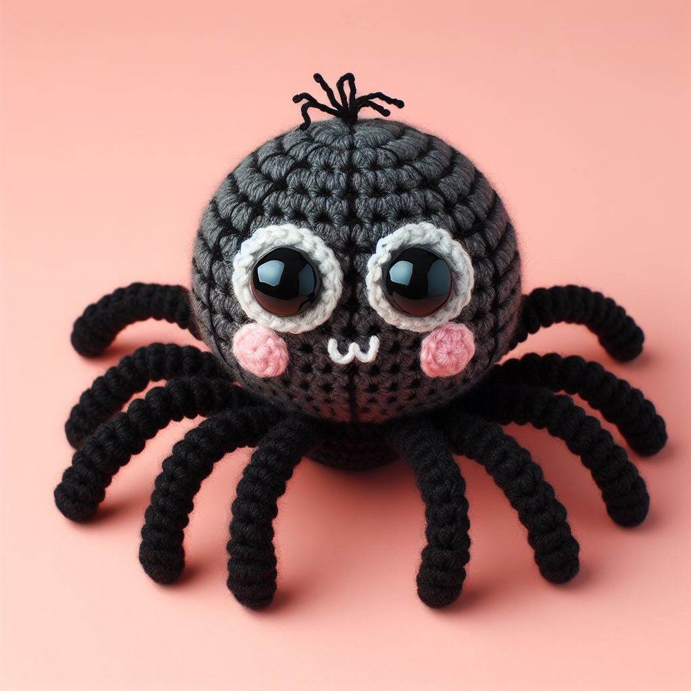 Crochet Spooky Spider Amigurumi Idea - Yours Patterns