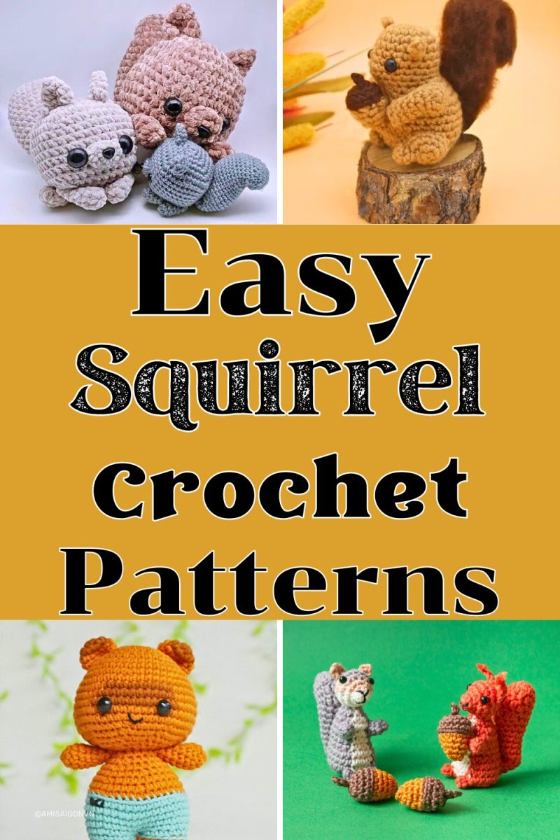 Crochet Squirrel Amigurumi Patterns Free - Yours Patterns