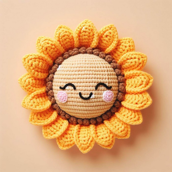 Crochet Sunny Sunflower Amigurumi Idea - Yours Patterns