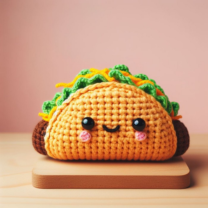 Crochet Tasty Taco Amigurumi Idea - Yours Patterns