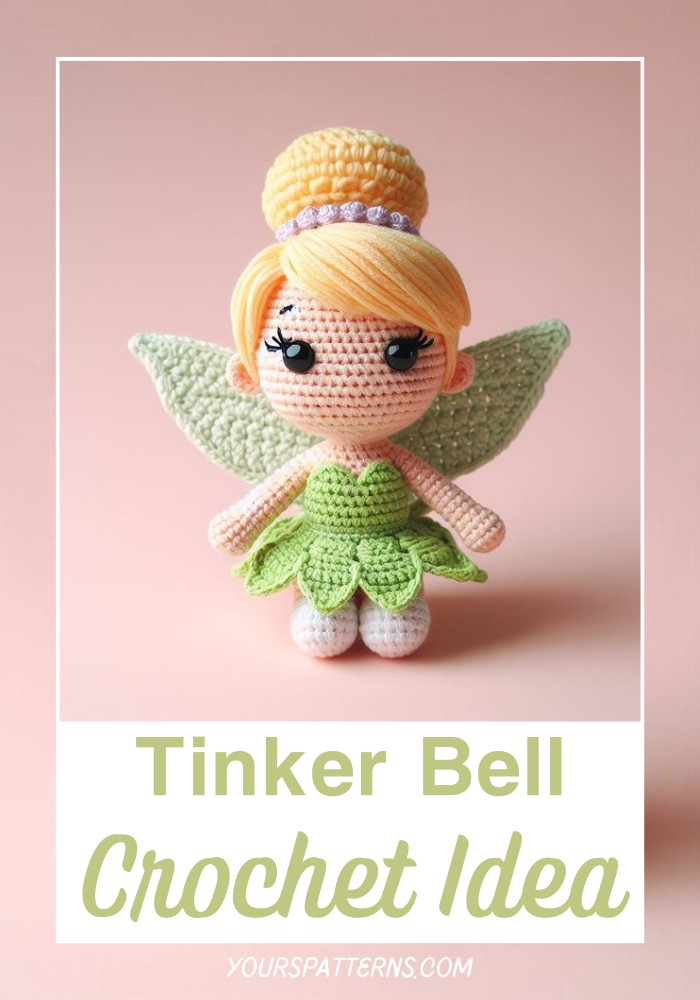 Tinker Bell Crochet Amigurumi Idea - Yours Patterns