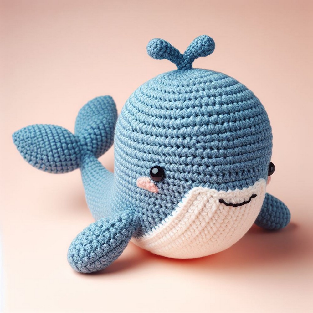 Crochet Wiggly Whale Amigurumi Idea - Yours Patterns