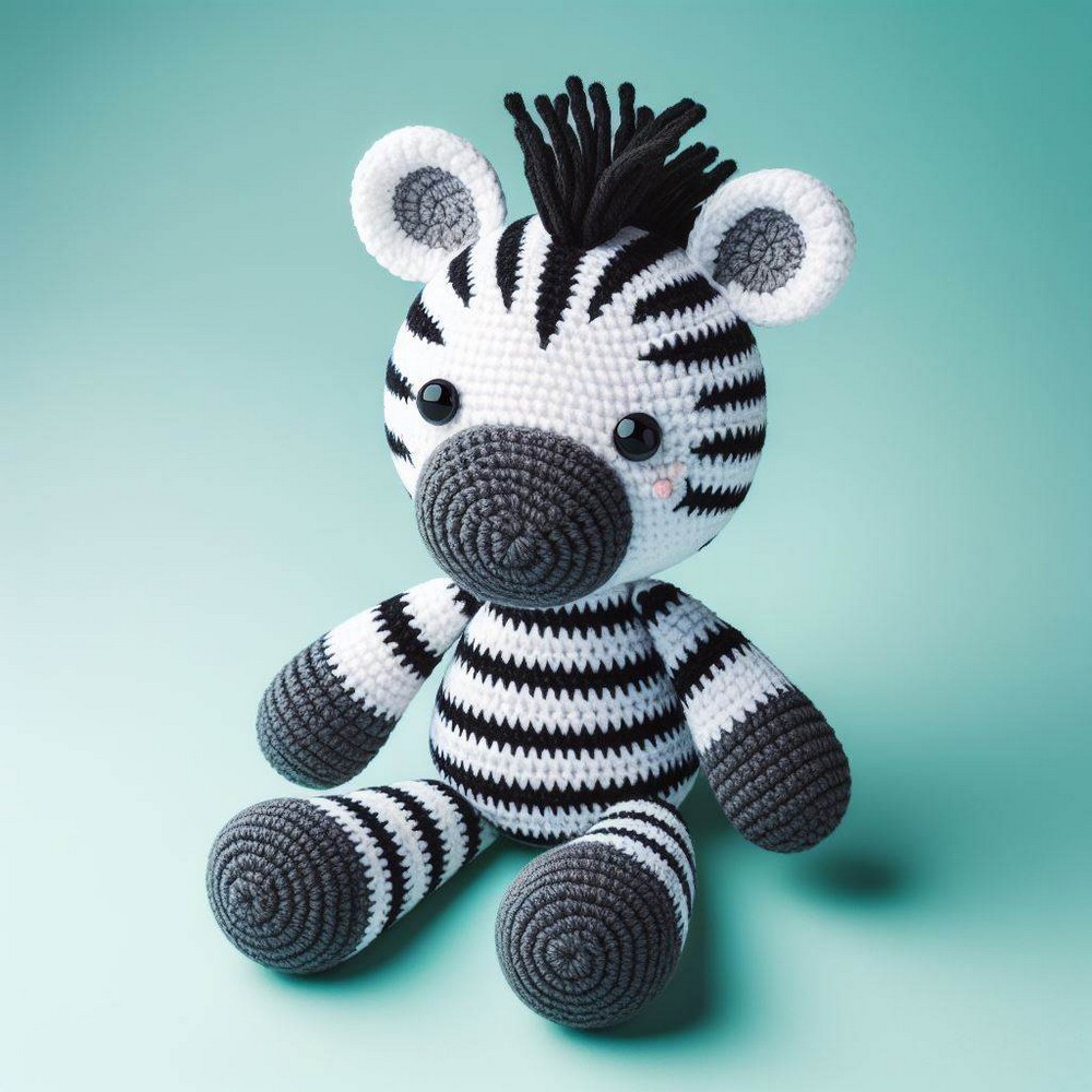 Crochet Zippy Zebra Amigurumi Idea - Yours Patterns