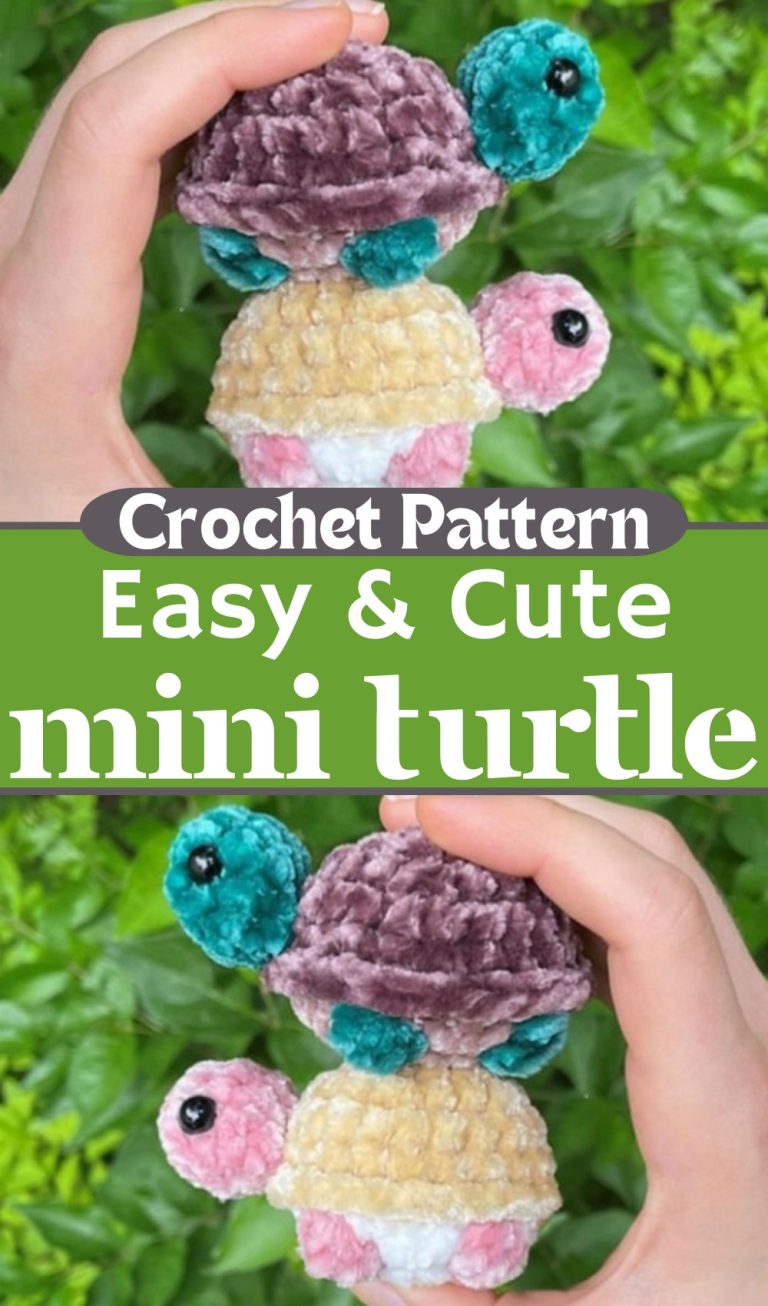 Free Crochet Mini Turtle Amigurumi Pattern - Yours Patterns