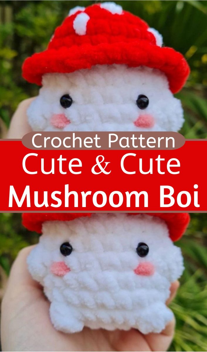 Free Crochet Mushroom Boi Amigurumi Pattern - Yours Patterns