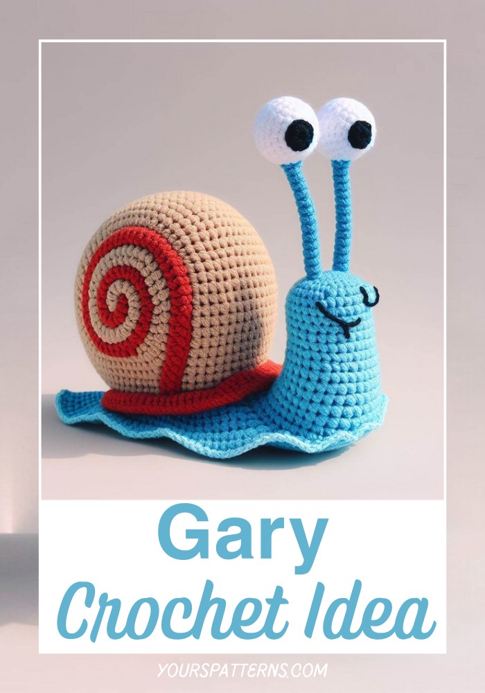 Gary Amigurumi SpongeBob Crochet Idea - Yours Patterns