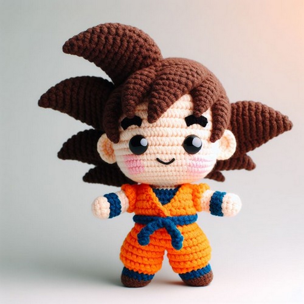 Cute Goku Amigurumi Crochet Idea - Yours Patterns
