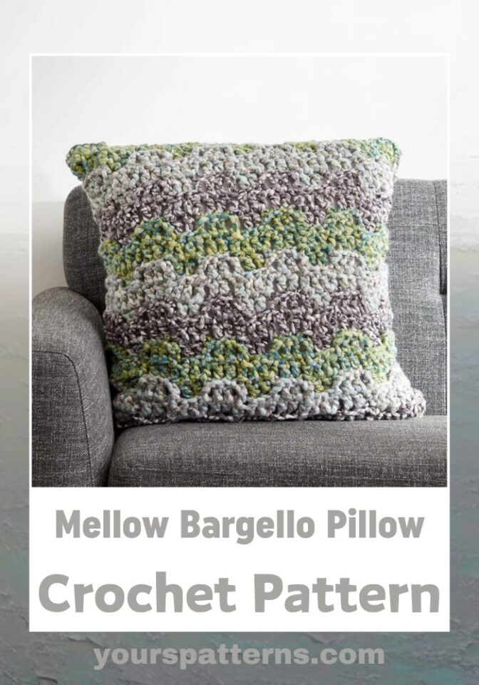 Crochet Mellow Bargello Pillow Pattern Free - Yours Patterns