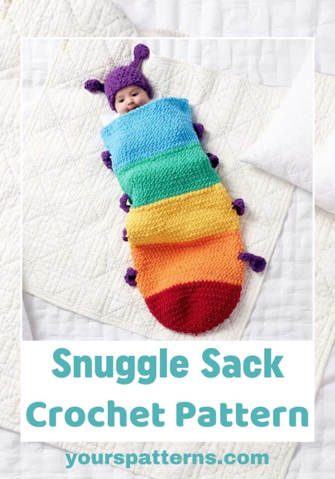 Crochet Snuggle Sack Pattern For Little Ones - Yours Patterns