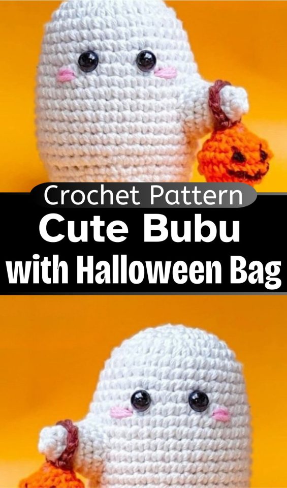 Crochet Bubu Amigurumi with Halloween Bag - Yours Patterns