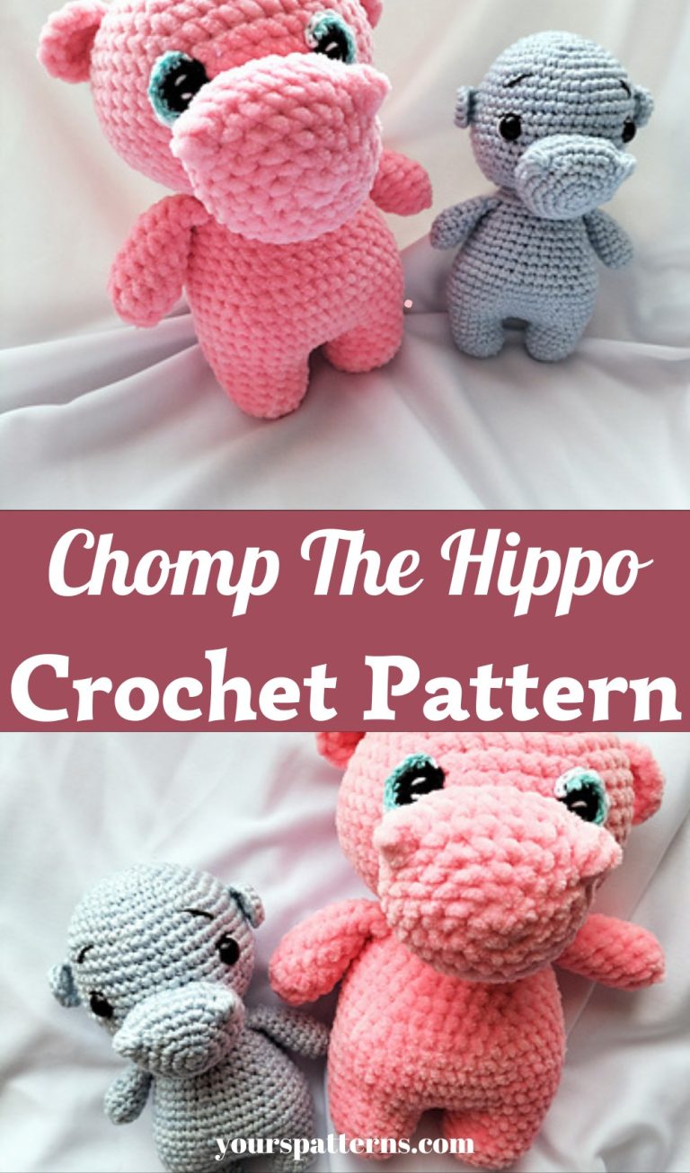 Crochet Hippo Amigurumi Patterns - Yours Patterns