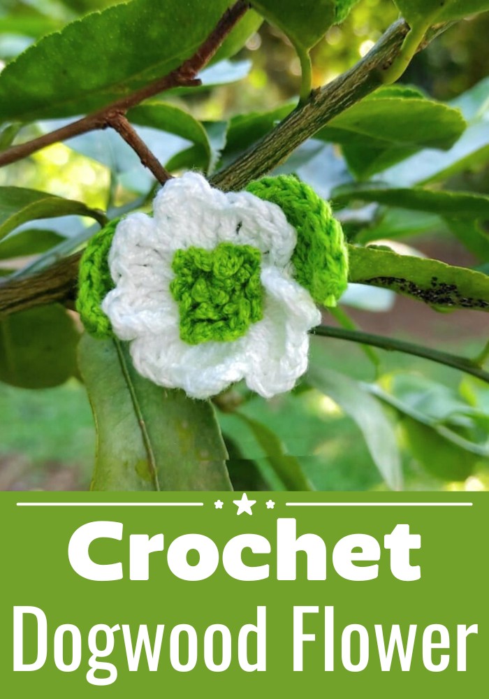 Crochet Dogwood Flower - Yours Patterns