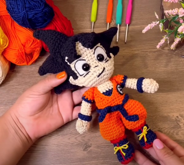 Cute Goku Amigurumi Crochet Patterns - Yours Patterns