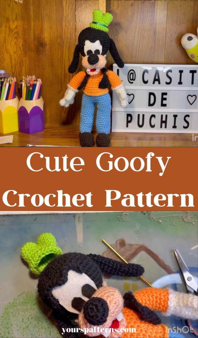 Goofy Amigurumi Crochet Step By Step Patterns - Yours Patterns