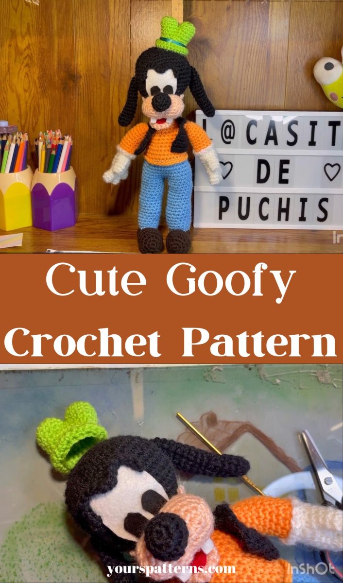 Goofy Amigurumi Crochet Step By Step Patterns - Yours Patterns