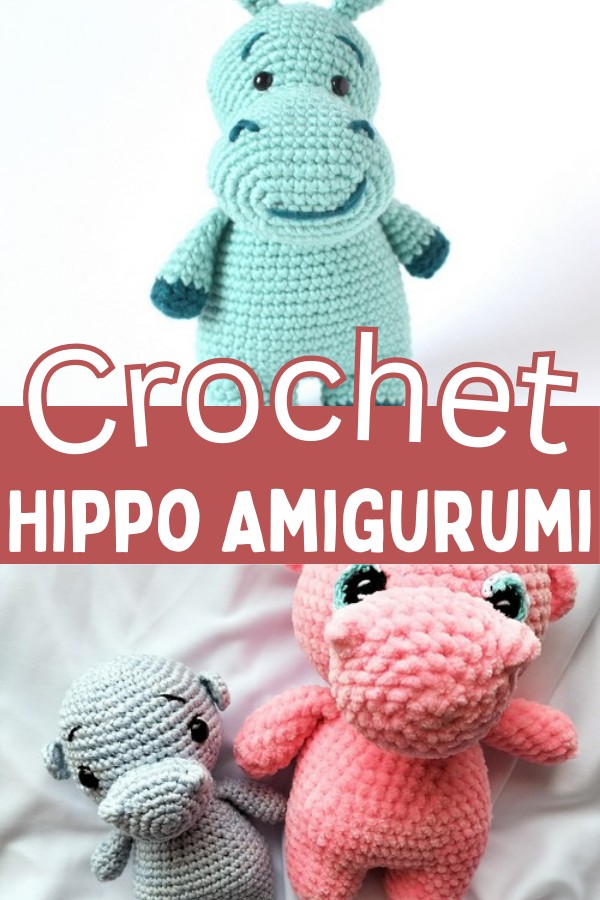 Crochet Hippo Amigurumi Patterns - Yours Patterns