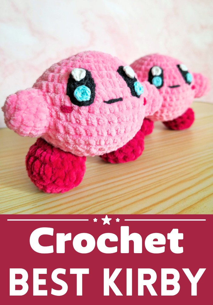 Crochet Kirby Amigurumi Piece - Yours Patterns
