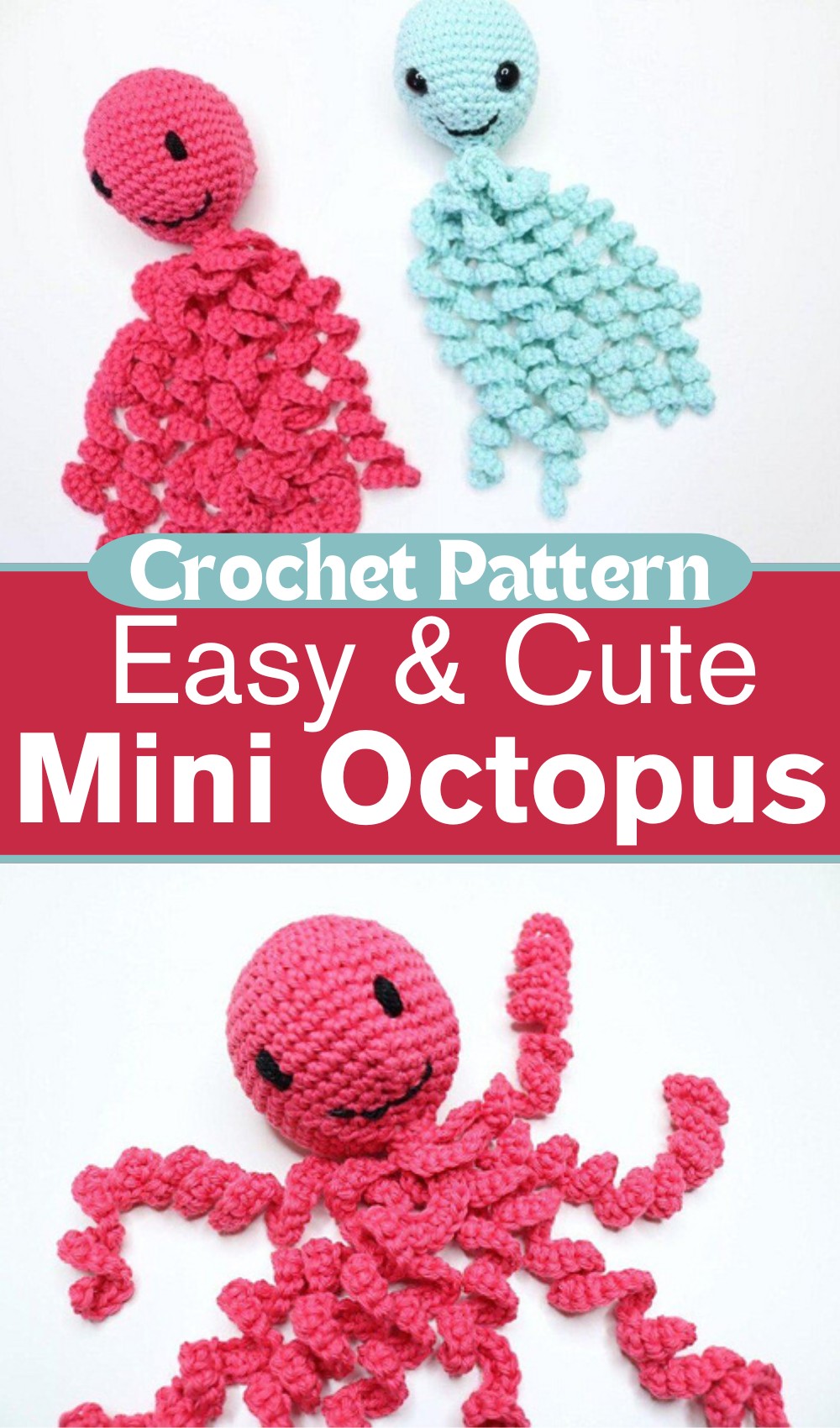 Crochet Mini Octopus - Easy & Adorable - Yours Patterns