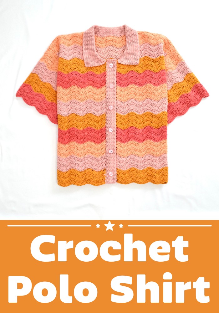 Crochet Polo Shirt - Yours Patterns