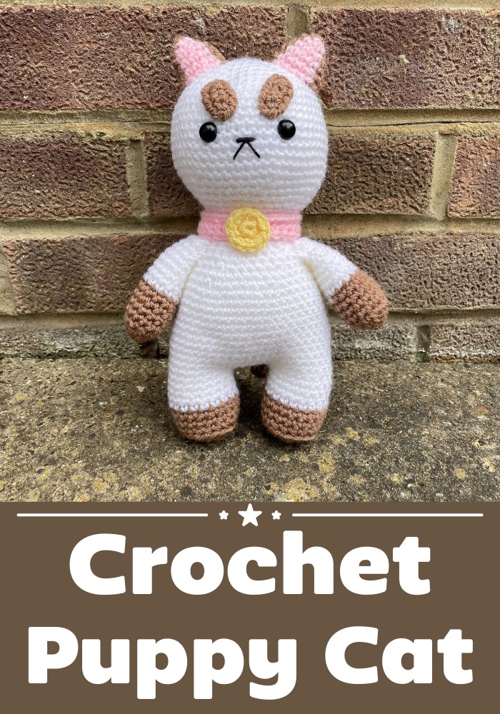 Crochet Puppy Cat Pattern Tutorial - Yours Patterns