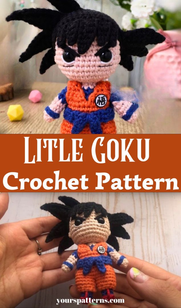 Cute Goku Amigurumi Crochet Patterns - Yours Patterns