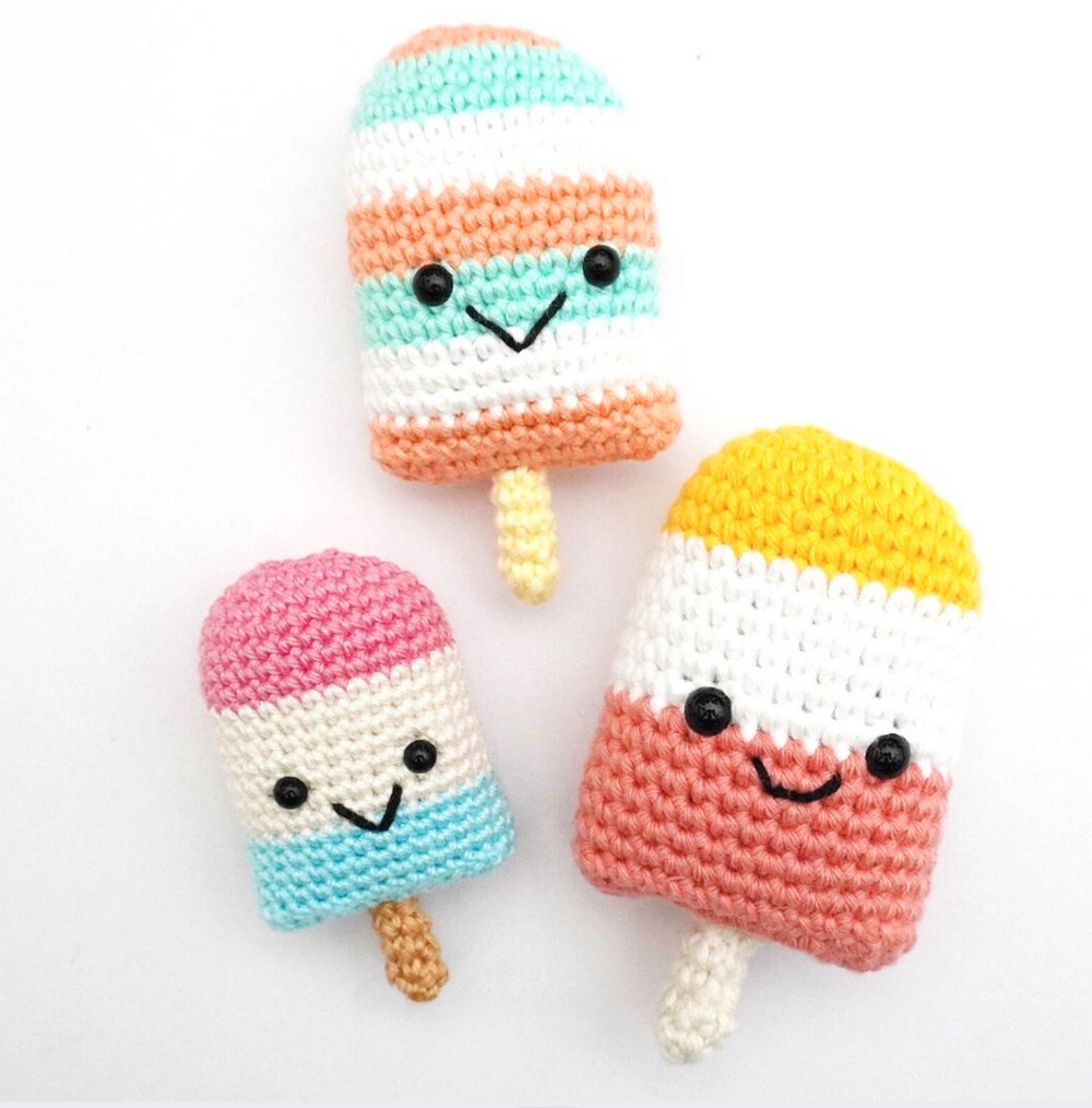 Crochet Ice Pop Amigurumi - Yours Patterns